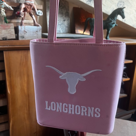 Vintage | Bags | Vintage Longhorn Baby Pink Tote | Poshmark